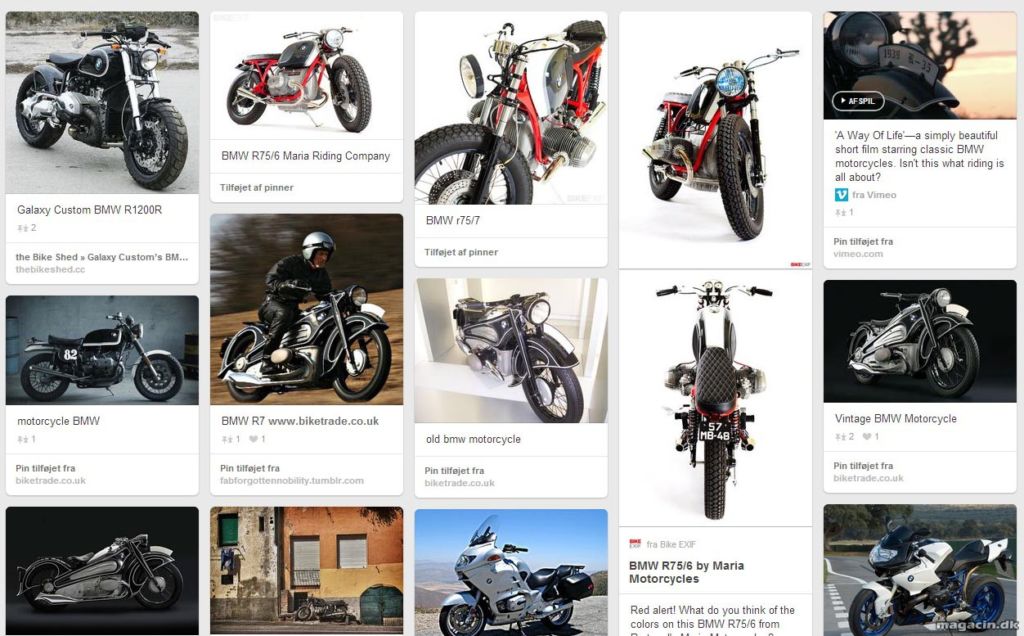 BMW motorrad på Pinterest - Så kan BMW elskere se fede motorcykler
